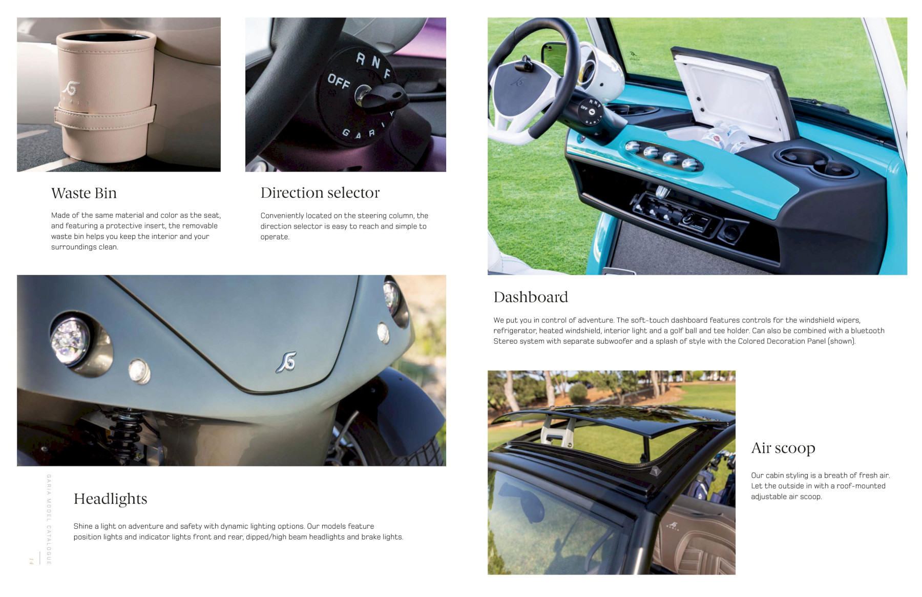 Garia Via 2-seater - Garia Luxury Golf Car